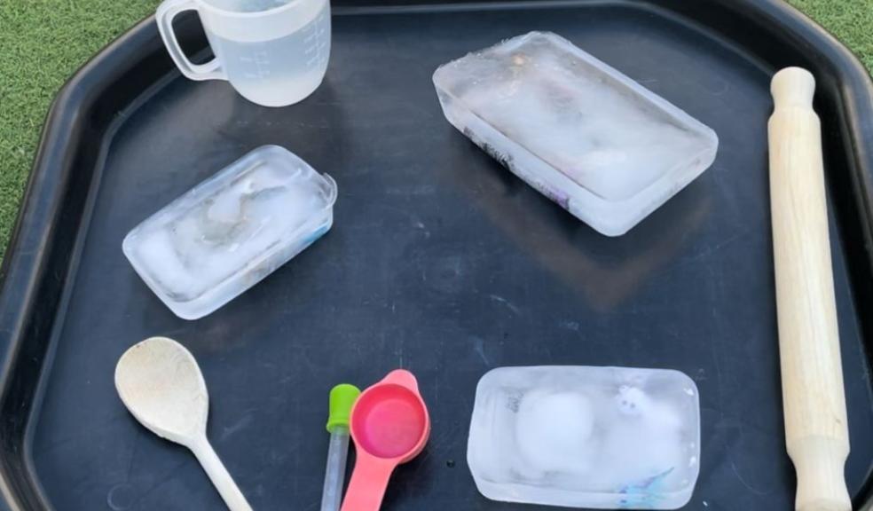 Frozen Themed Ice Play Activity | The Parenting Daily