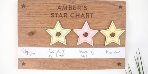 Reward your child with a Personalised Star Chart | The Parenting Daily